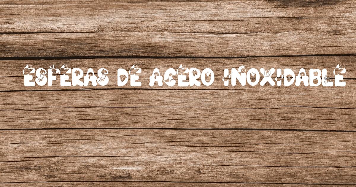 Esferas de acero inoxidable rojo: la opción perfecta para tus proyectos ...